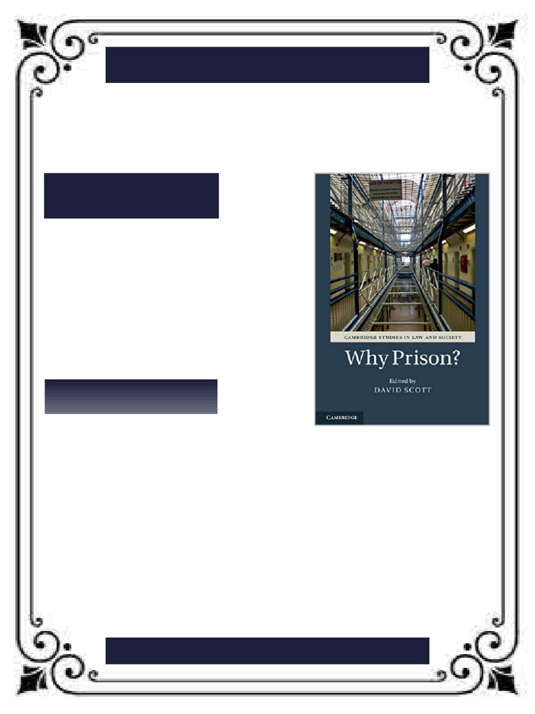 Why Prison 1st Edition Dr David Scott ebook content included | PDF ...