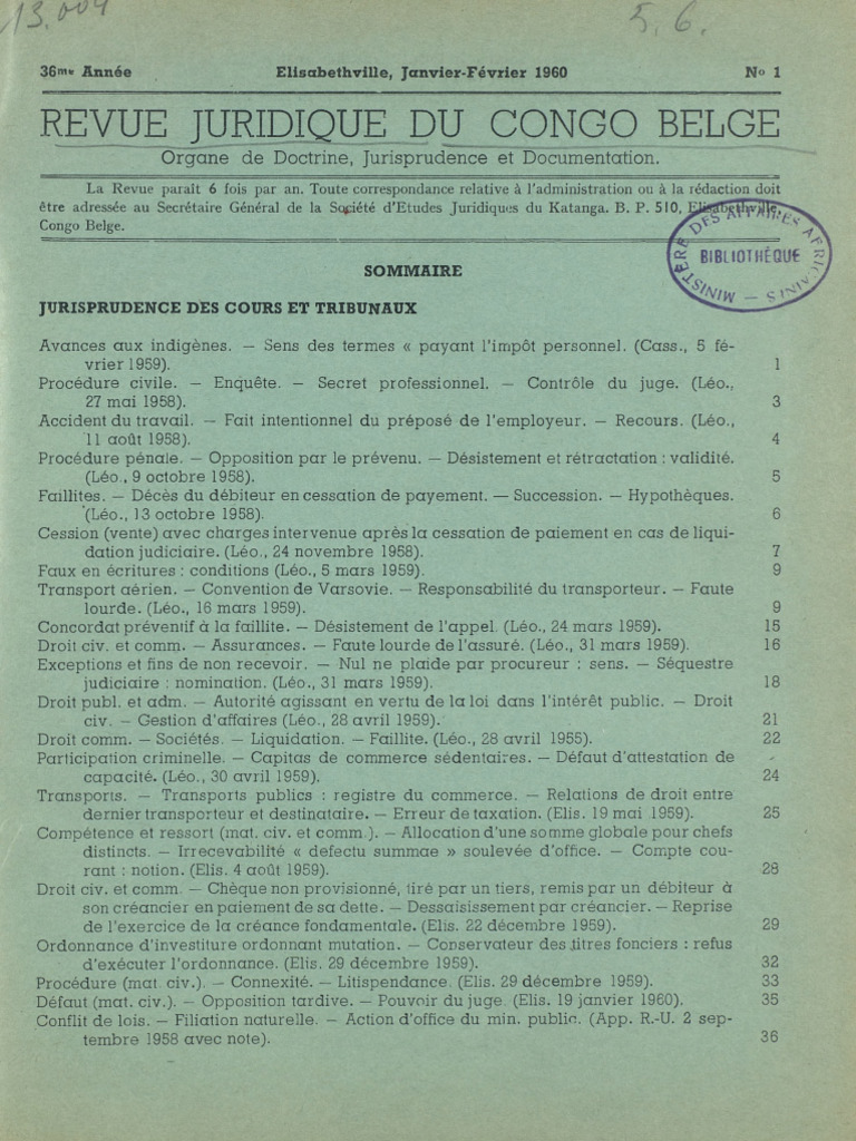 RJCB 1960 | PDF