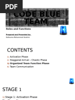 Code Blue Team Roles and Functions | PDF | Cardiopulmonary ...