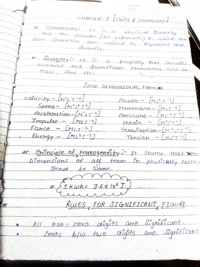 Alien's ? Physics Notes | PDF