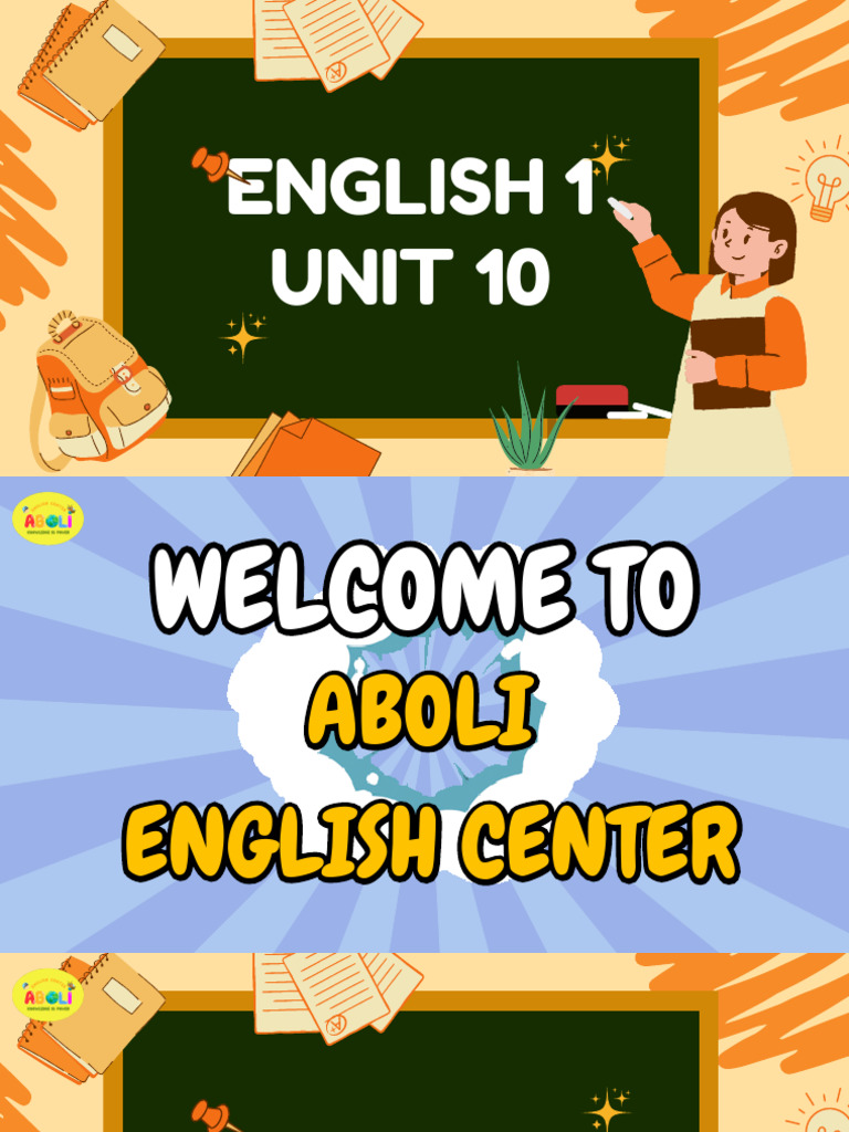 GRADE 1 -UNIT 10 | PDF