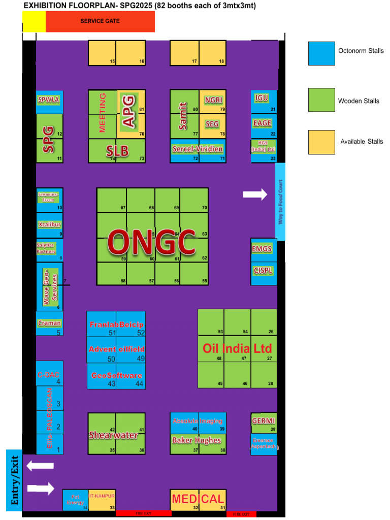 Hall 1 Layout JECC.O | PDF