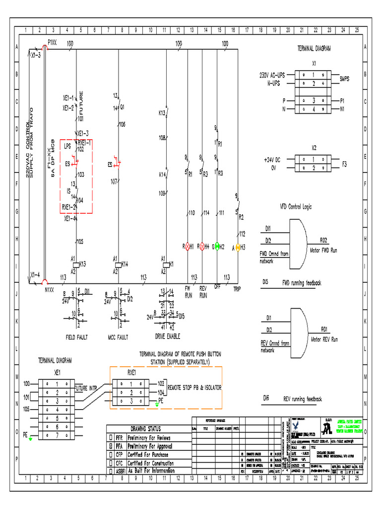 Apl-ehin-100-E-typ-6814a-r2 SH 2 of 2 Schematic Diagram Single ...