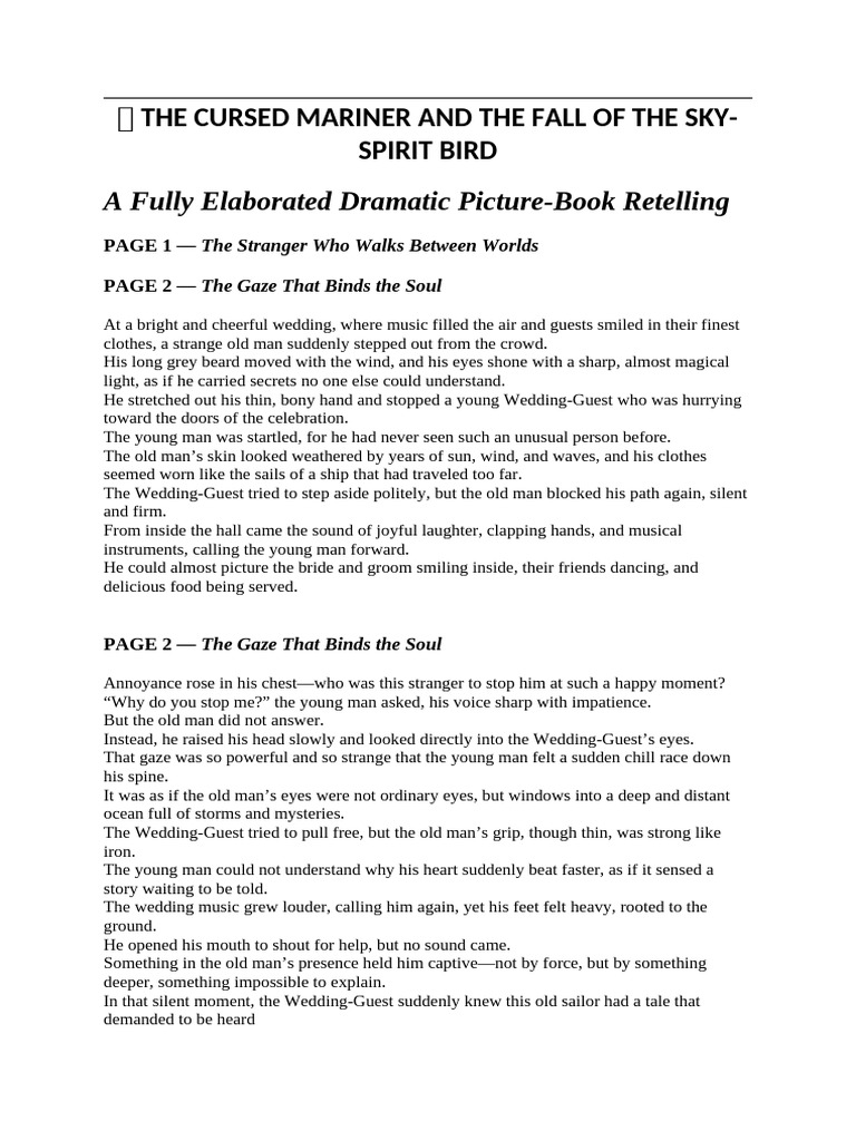 ? the Cursed Mariner and the Fall of the Sky | PDF | Sailor | Sea