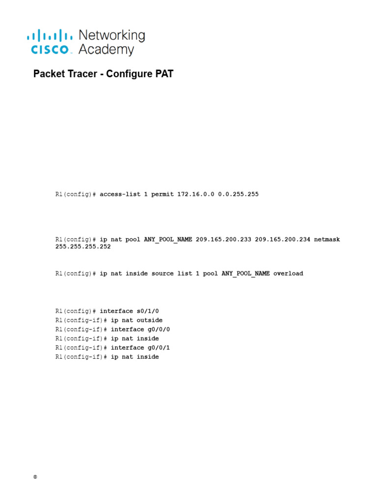 6.6.7 Packet Tracer MahdiJaouhar AyaLharch | PDF