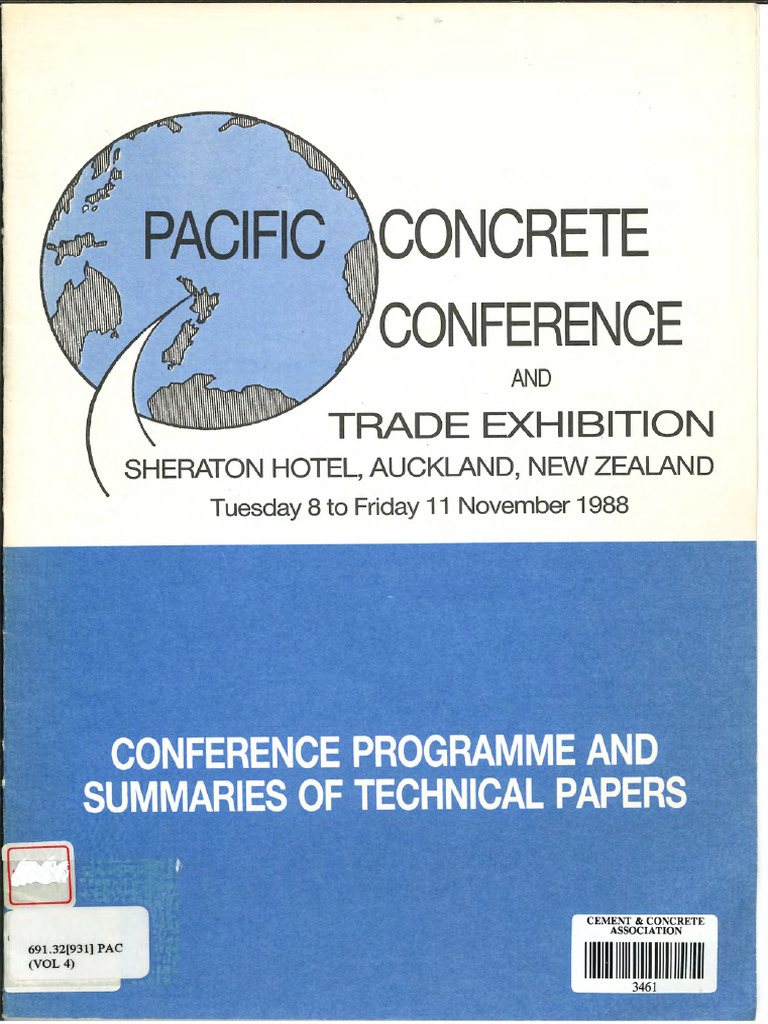 Pacific Concrete Conference | PDF