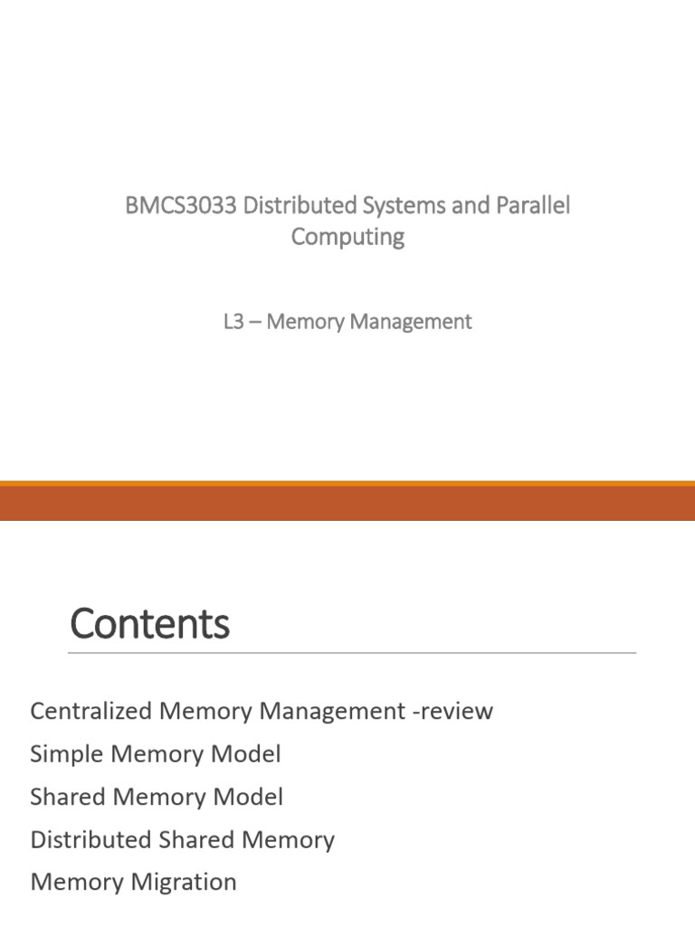 L3 - Memory Management | PDF | Computer Data Storage | Central ...