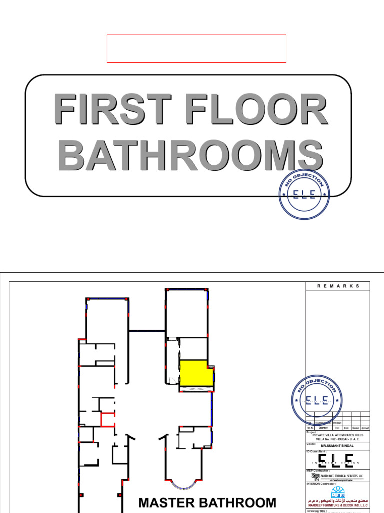All Bathrooms Revised Drawings. | PDF | Building Materials | Building ...