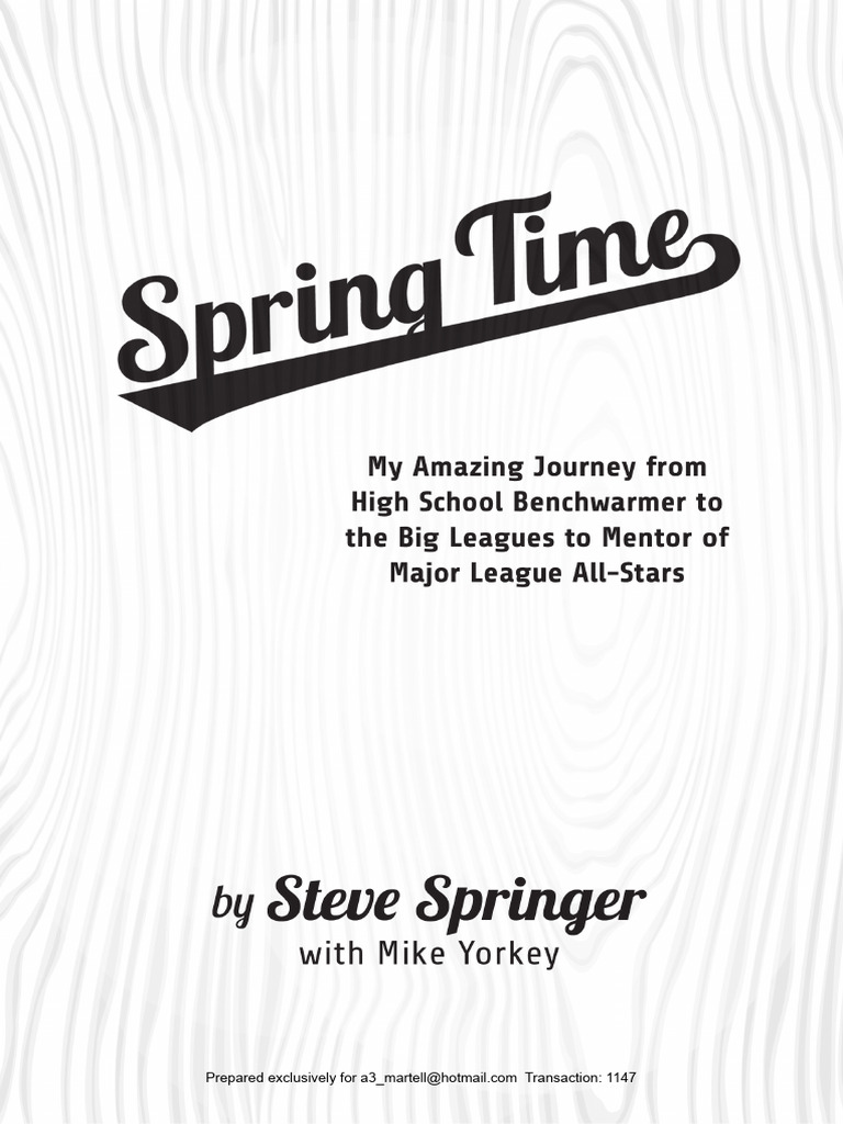 Spring Time Digital | PDF | Baseball Field | Pitcher