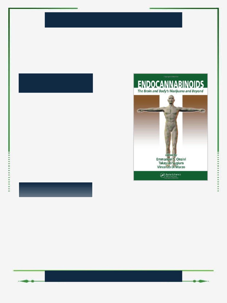 Endocannabinoids The Brain and Body s Marijuana and Beyond 1st Edition ...
