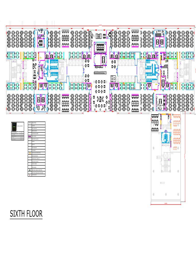b4 I 30f06 Integrated Plan 6th Floor - r0 Model | PDF