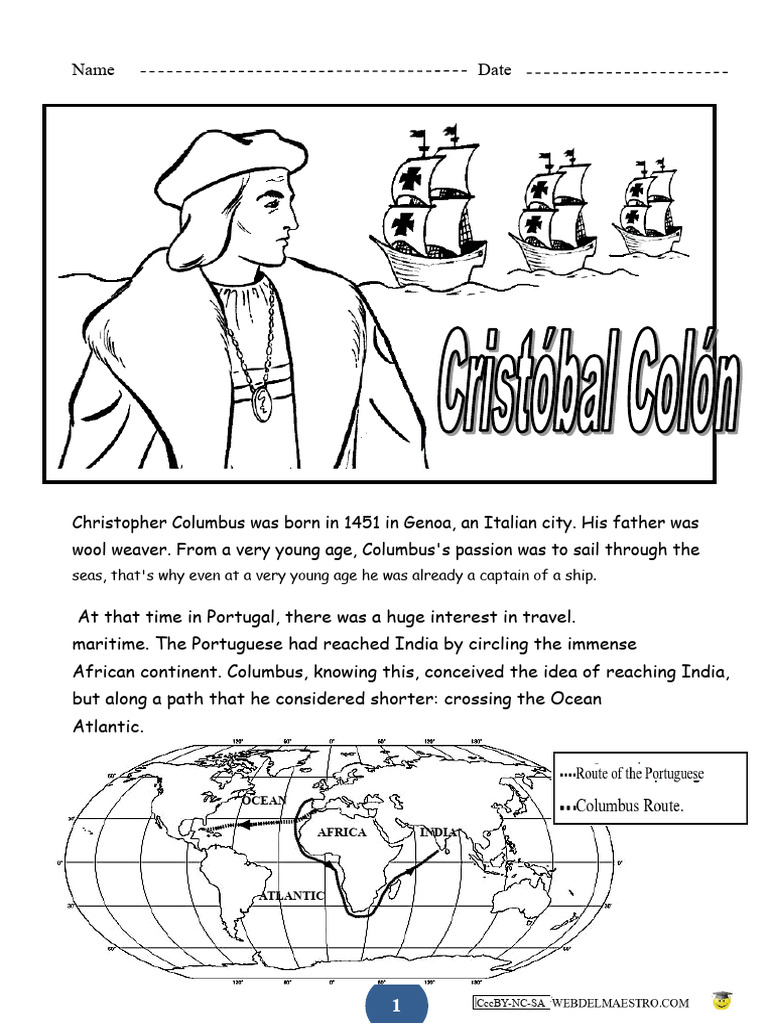 Christopher Columbus for Kids.pdf | PDF | Christopher Columbus | Water ...