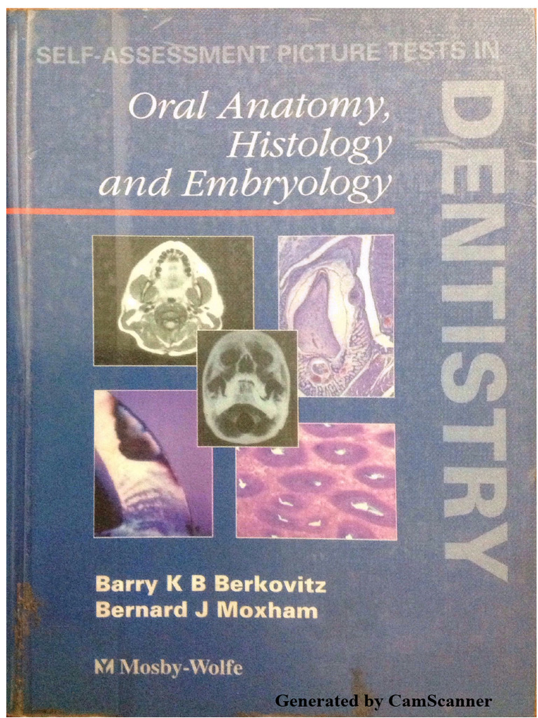 (Testy Obrazkowe Samooceny W Stomatologii) Barry Berkovitz, Bernard ...