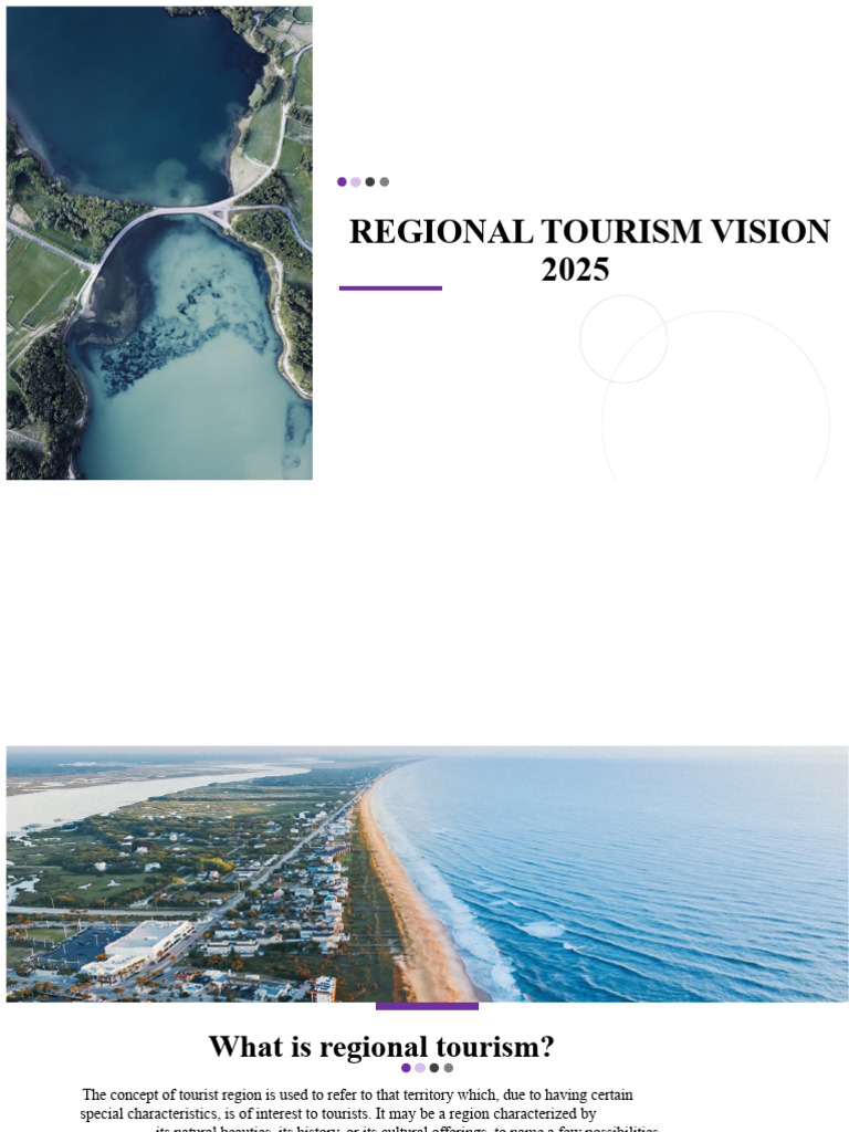 Regional Tourism Vision 2025 Overview | PDF