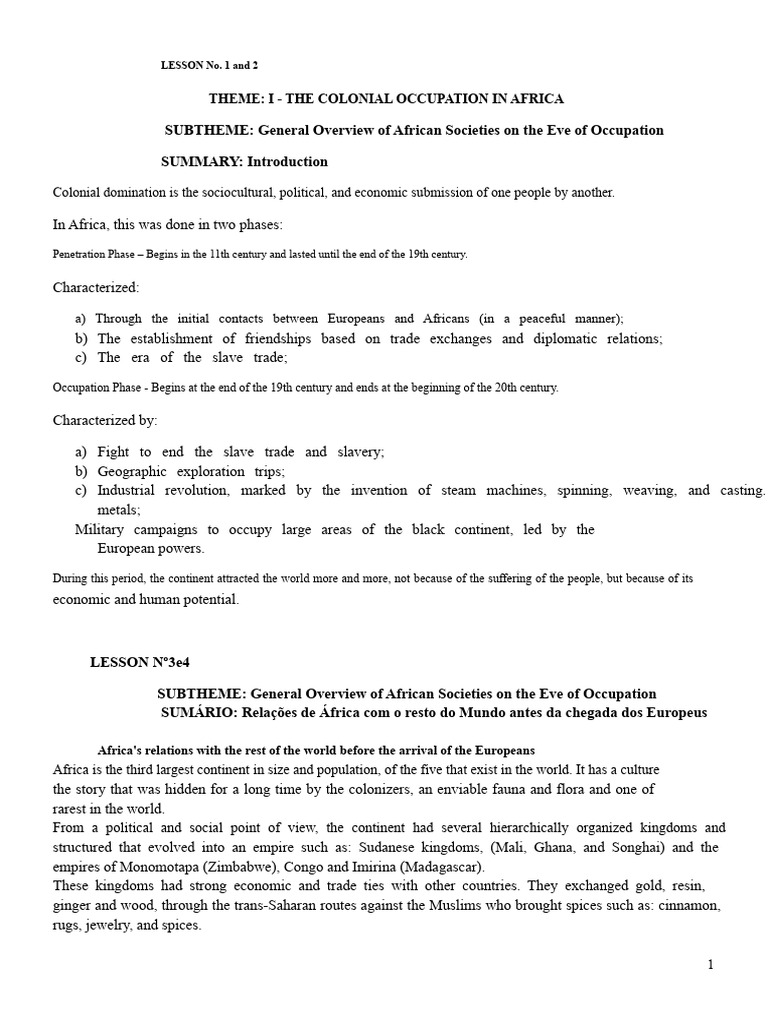 Content of History 9th Grade | PDF | Slavery | Abolitionism