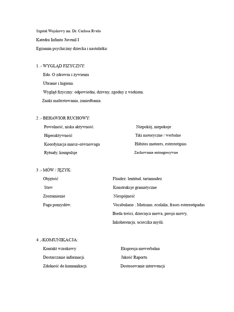 Dziecięczny Test Psychologiczny | PDF