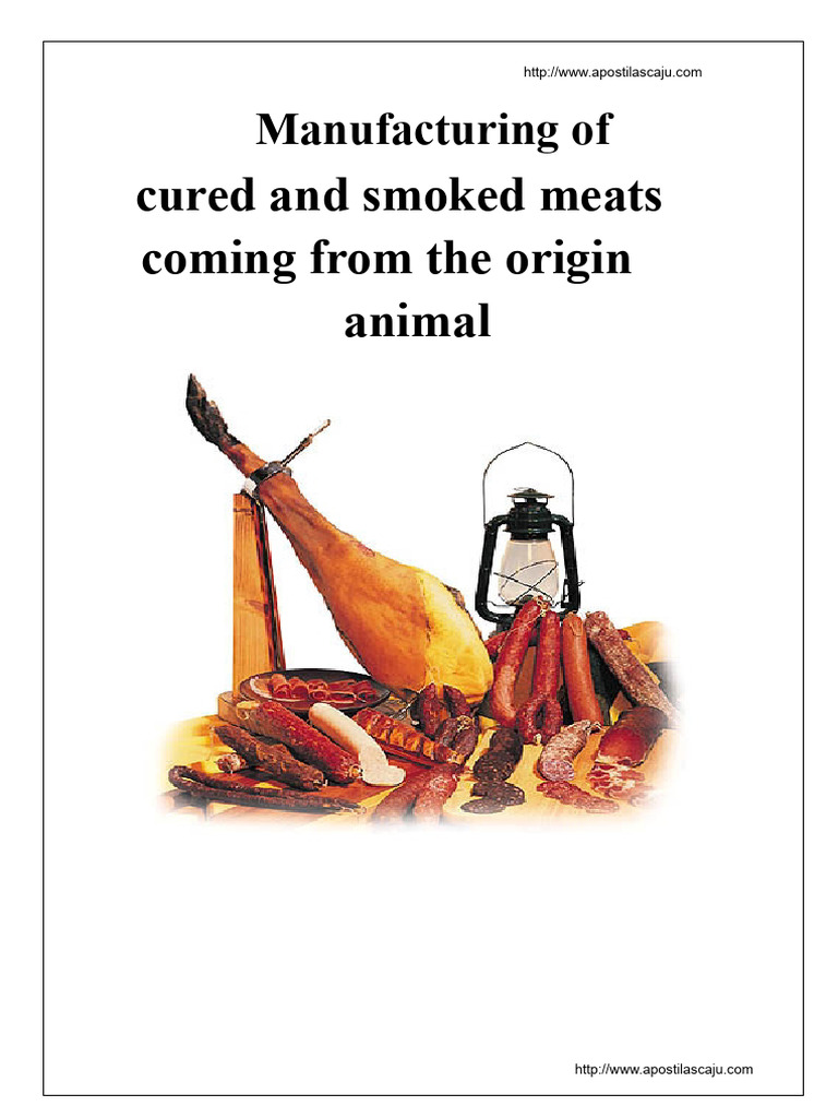 Cured and Smoked Meat Production Guide | PDF | Smoking (Cooking ...