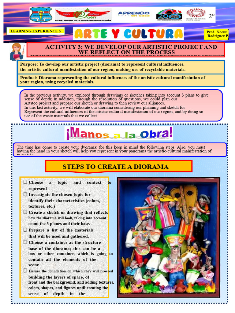 Create a Cultural Diorama Project | PDF