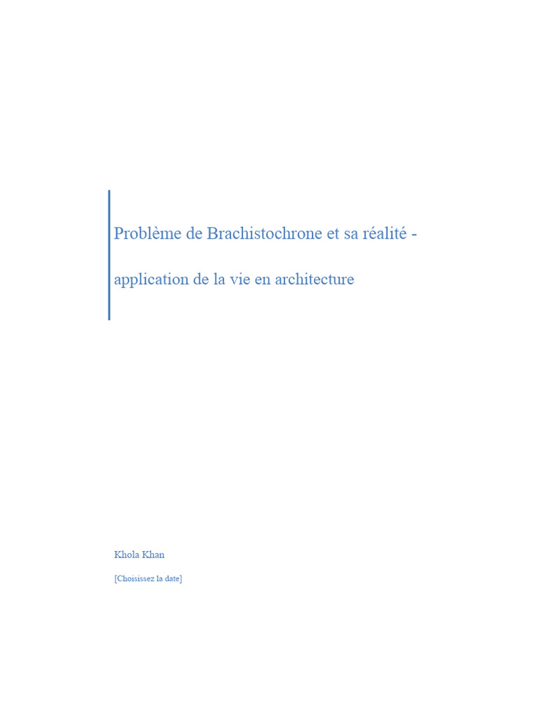 Brachistochrone : Applications en architecture | PDF | Friction ...