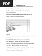 SAD PERSONS Scale for Suicide Risk Assessment | PDF