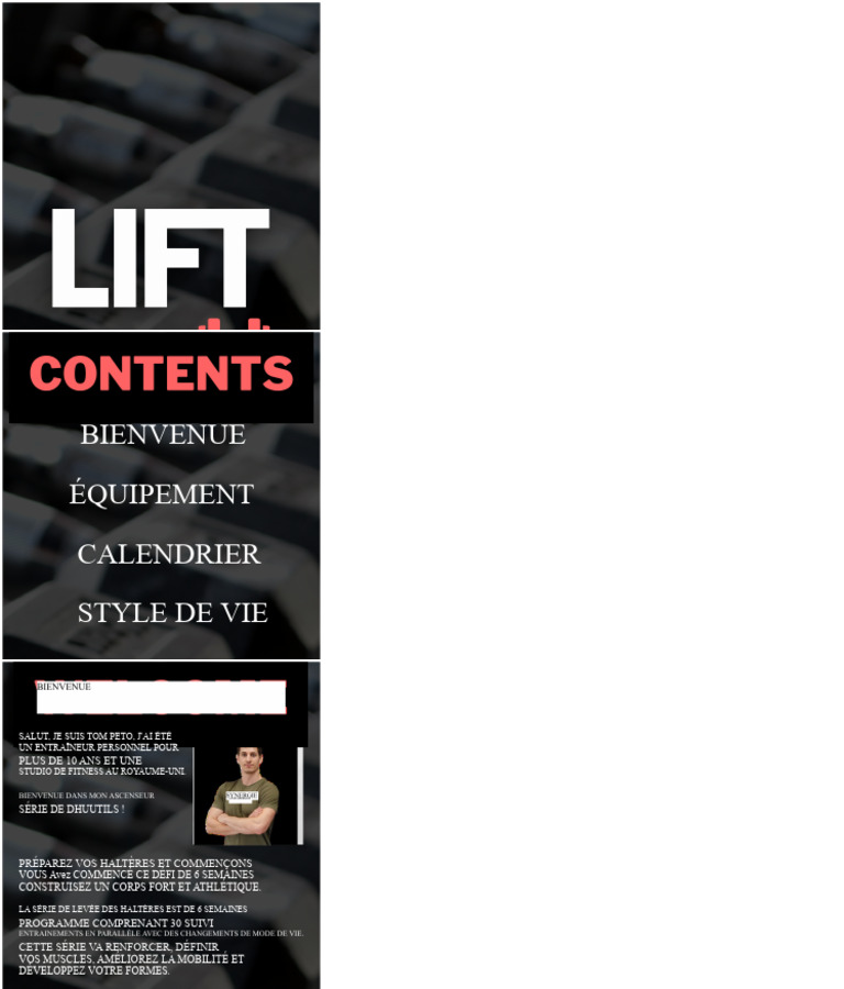 Programme de Musculation de 6 Semaines | PDF | Sommeil