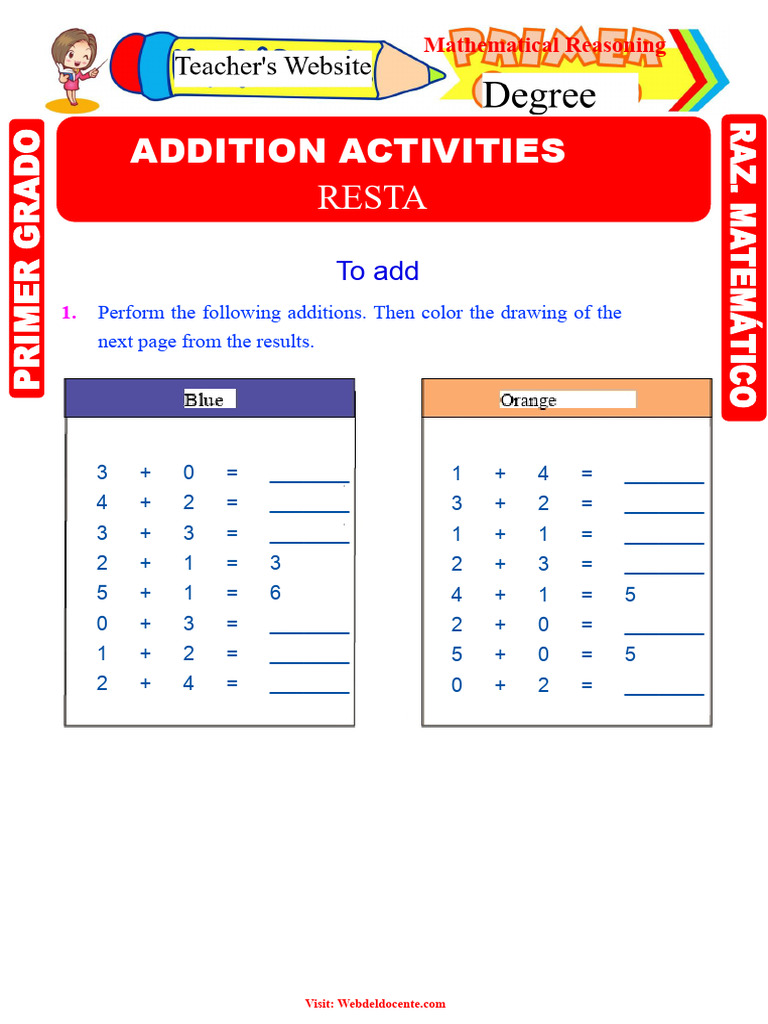 Fun Addition Activities for Kids | PDF
