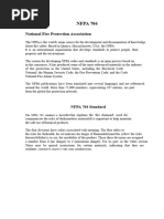NFPA 704 Hazard Identification Guide | PDF | Dangerous Goods | Combustion