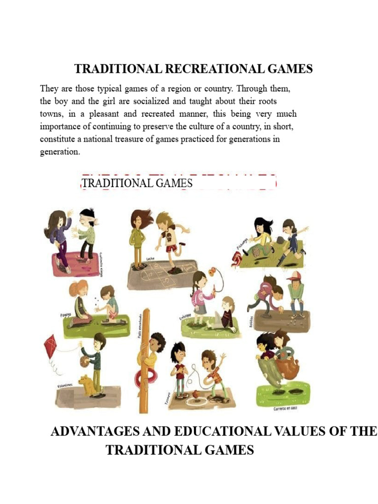 Traditional Recreational Games | PDF | Toys