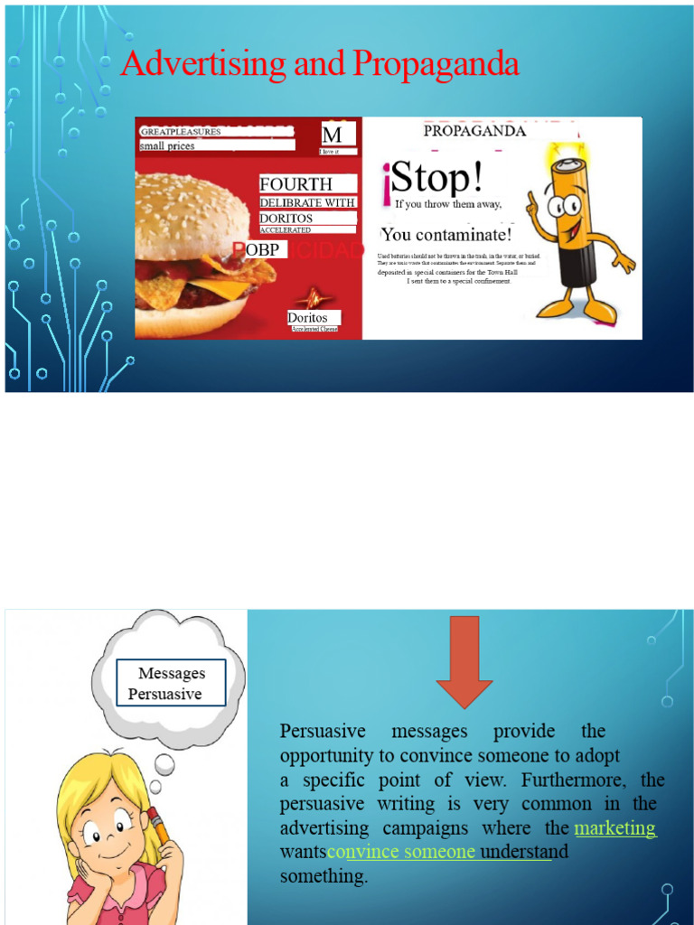 Understanding Advertising and Propaganda | PDF