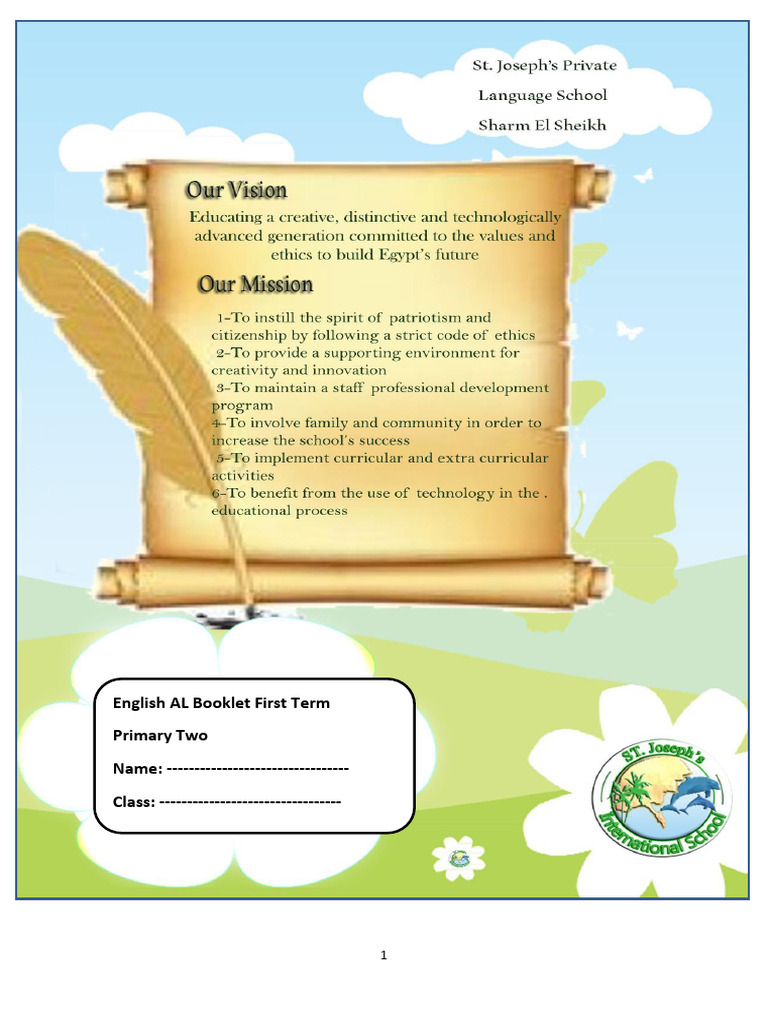 English AL Booklet for Primary Two | PDF | Water | Egg