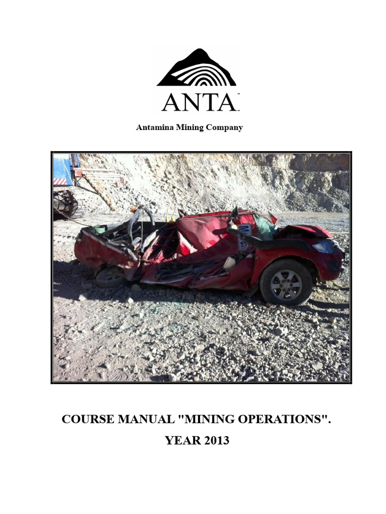 Mine Management Program Manual PDF | PDF | Traffic | Truck