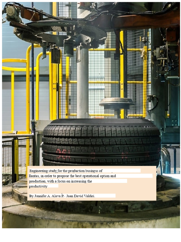 Tire Manufacturing Process | PDF | Tire | Cost Of Goods Sold
