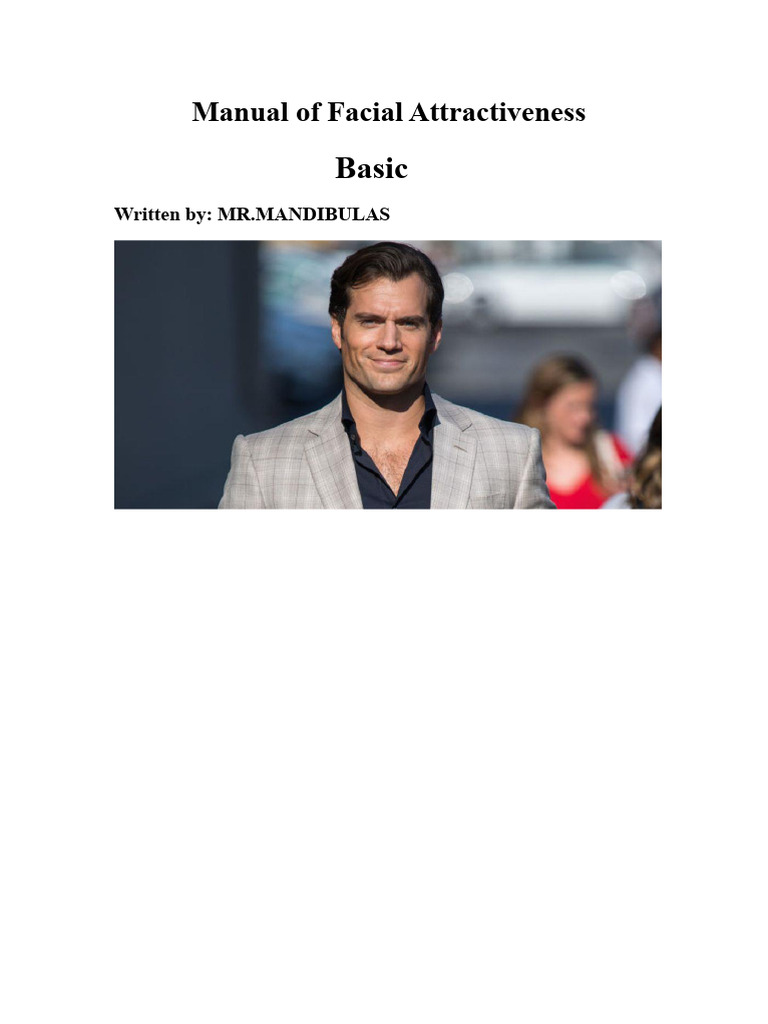 Basic Facial Attractiveness Manual Official | PDF | Pelvis | Sleep Apnea