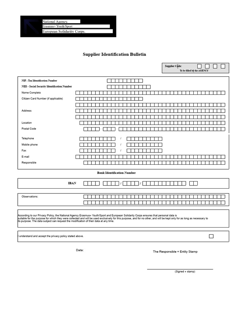 IMP026.01 Supplier Identification Bulletin | PDF