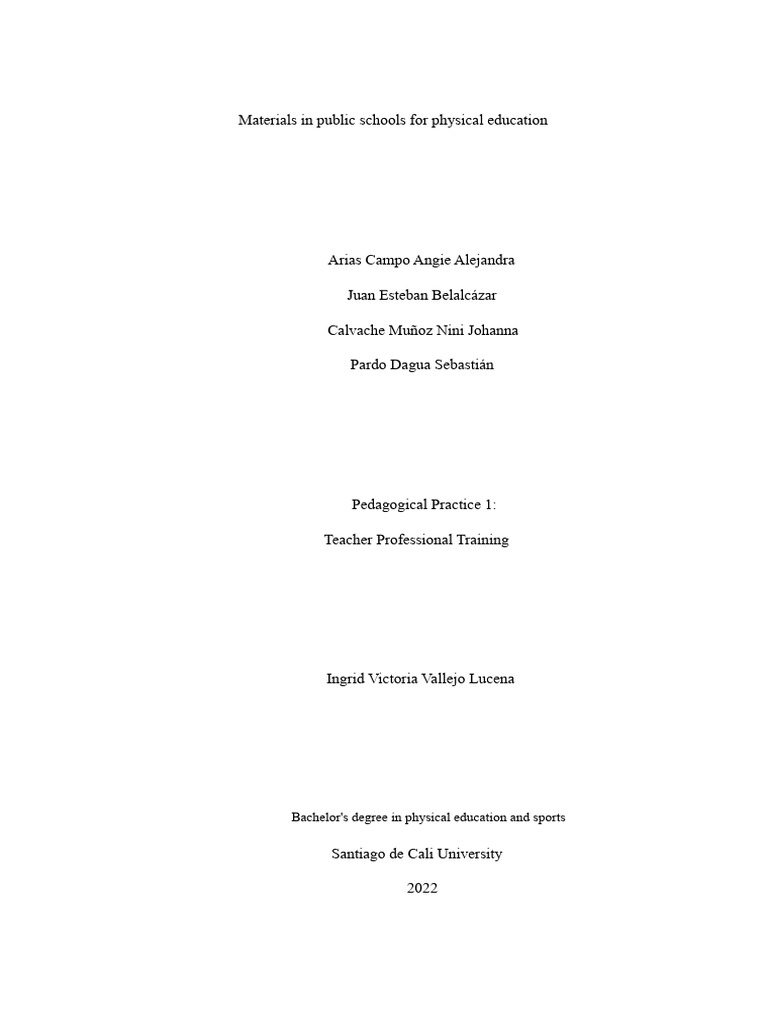 The Lack of Materials in Education - Usc Report | PDF | Pedagogy | Teachers