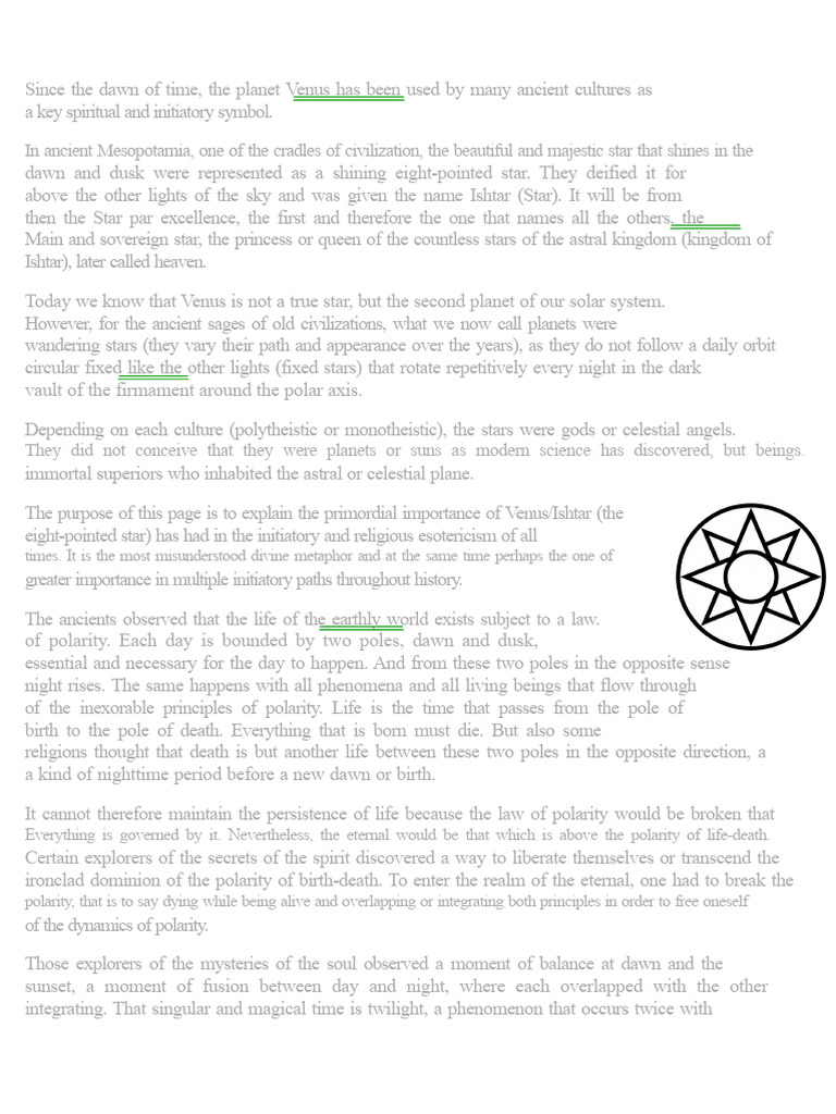 The Star Venus-Lucifer - Kababelan Blog - Nine Doors | PDF | Dawn ...