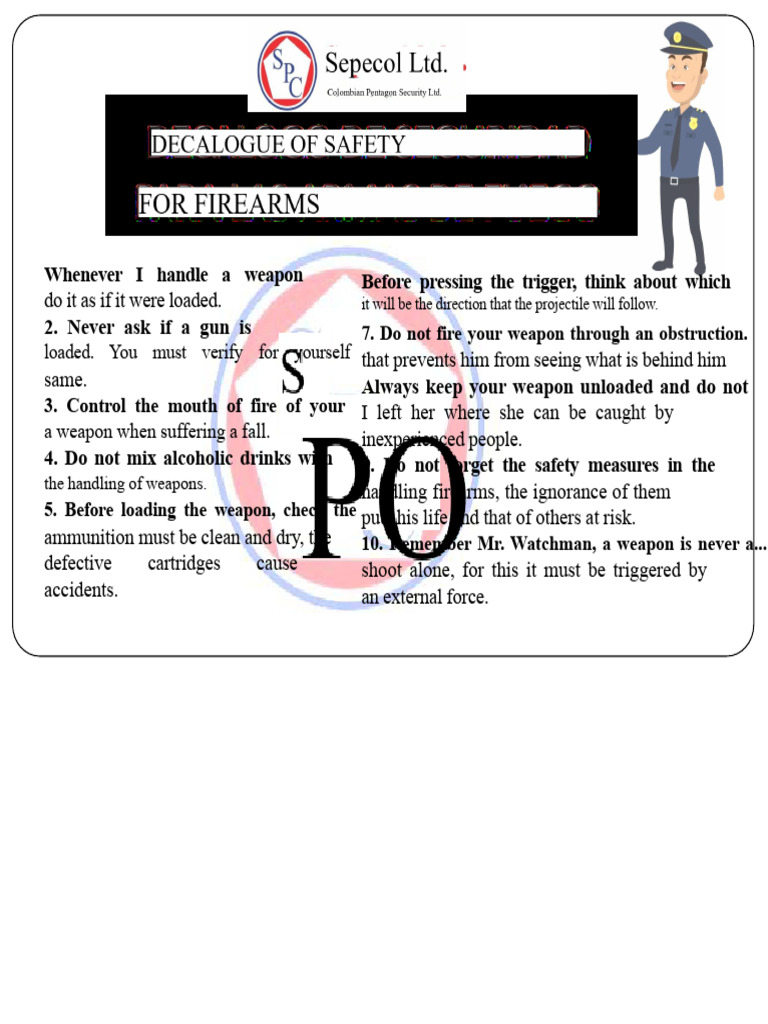 Ten Commandments of Firearm Safety | PDF