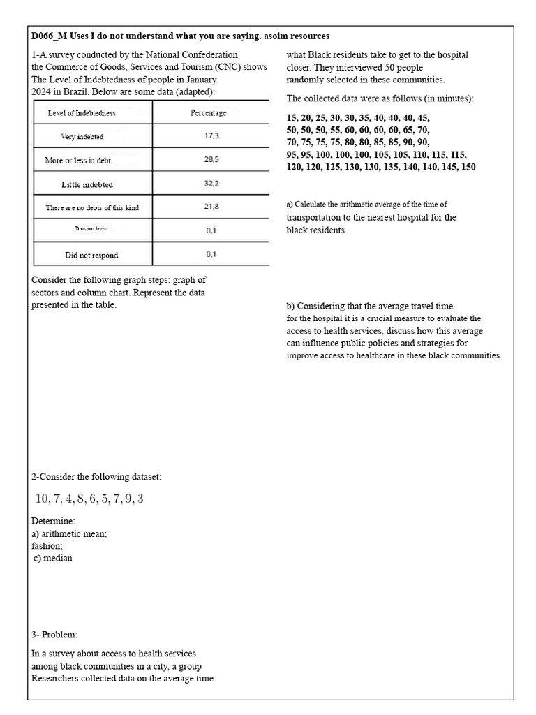 01-04 To 05-04 D066 - M Use Measures of Central Tendency in Problem ...