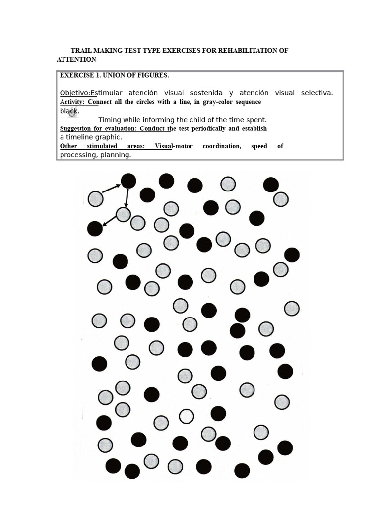255687694-Exercises-Attention | PDF | Attention | Working Memory