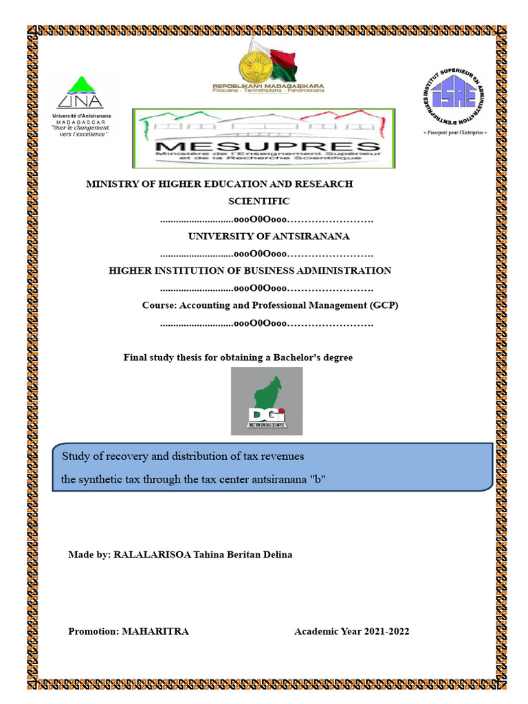 study of collection and distribution of tax revenues | PDF | Taxes ...