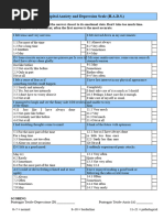 HADS Questionnaire and Scoring Guide | PDF