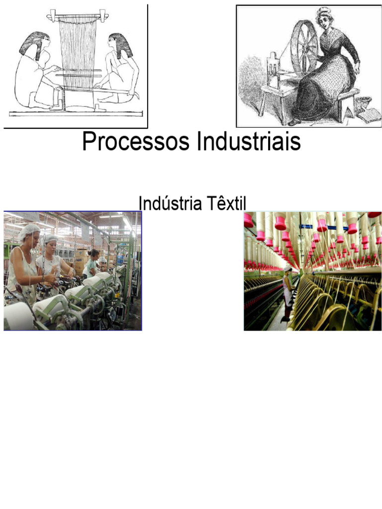 Indústria Têxtil: Processos e Materiais | PDF | Têxteis | Fiação (têxtil)