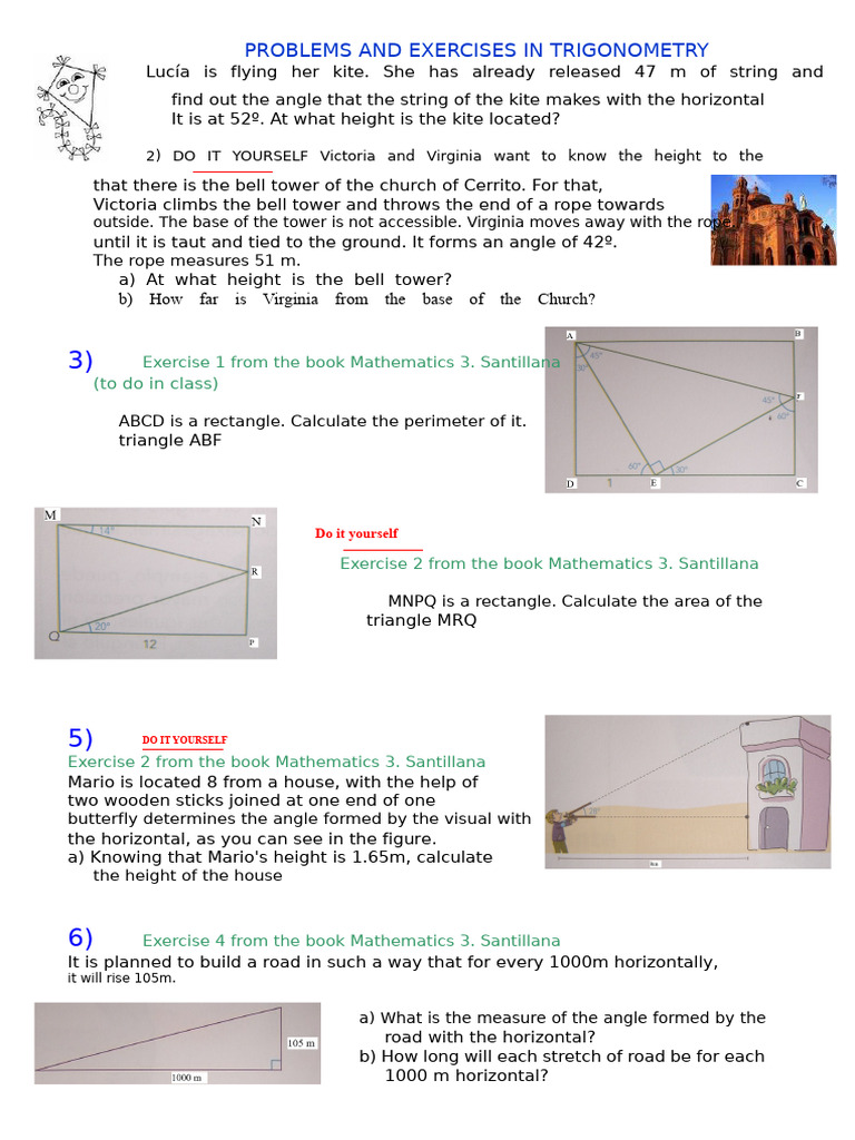 Problems and exercises in Trigonometry | PDF | Trigonometry ...