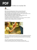 Everyday Ethics: 7 Real-Life Examples | PDF | Value (Ethics) | Social ...