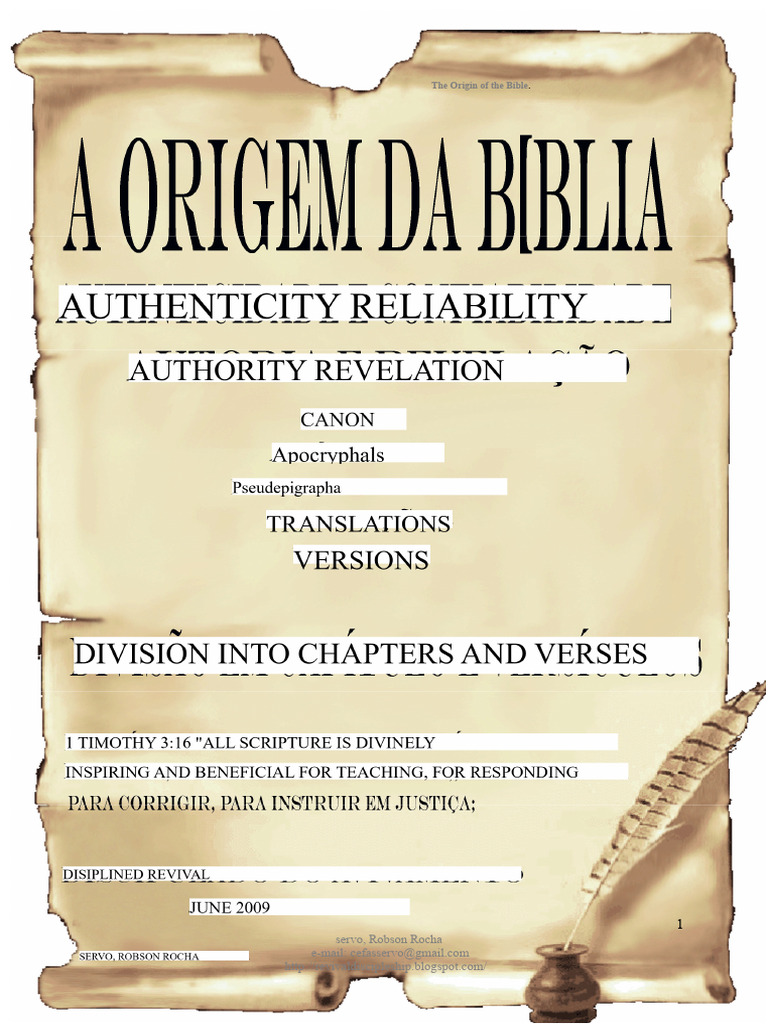 Understanding the Bible's Origins | PDF | Nevi'im | Biblical Canon