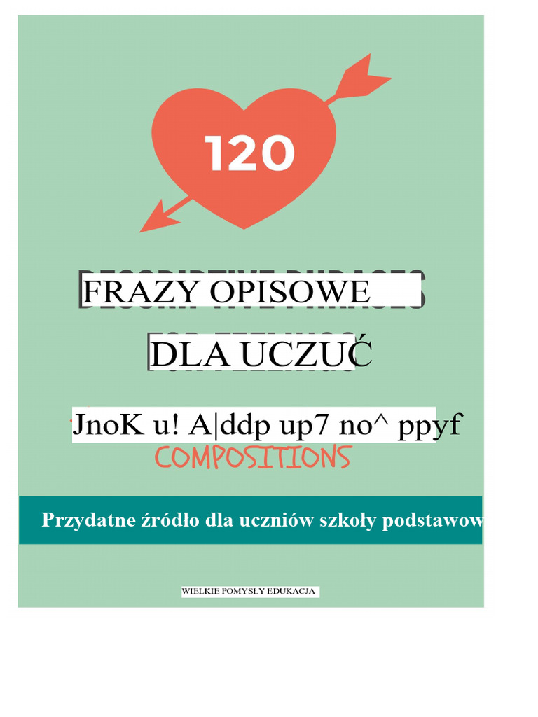 120 Opisowych Fraz Emocji Pobierz | PDF