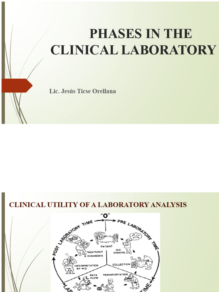 Phases in The Clinical Laboratory | PDF | Medical Laboratory | Sampling ...