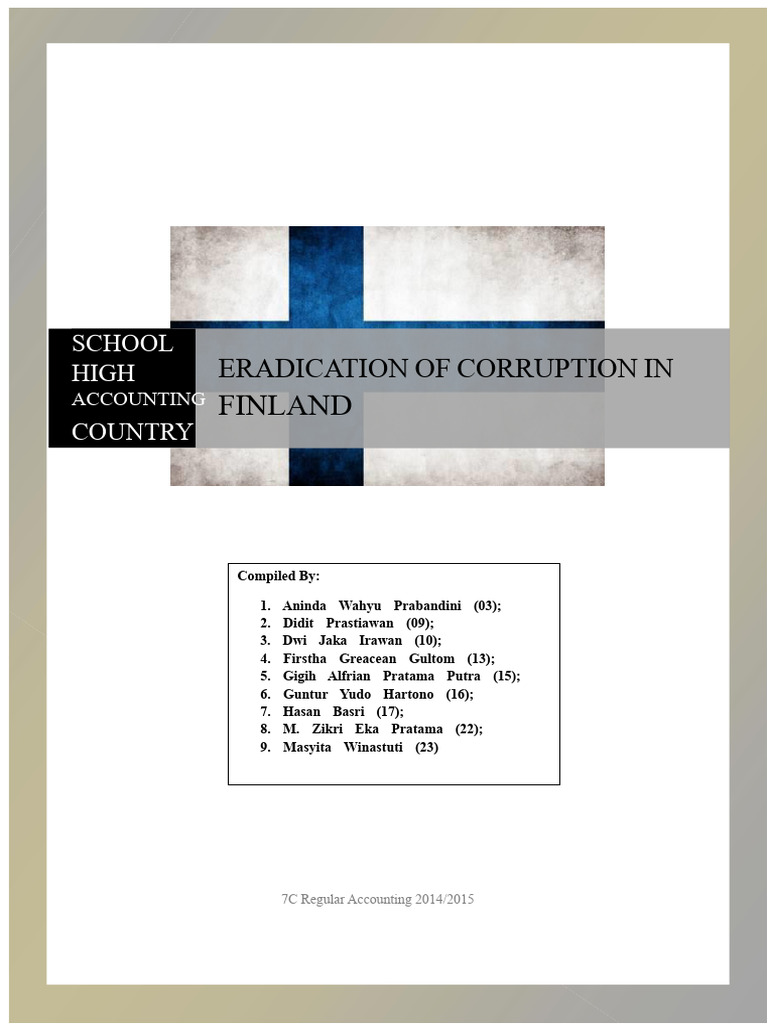 Corruption in Finland | PDF | Bribery | Corruption