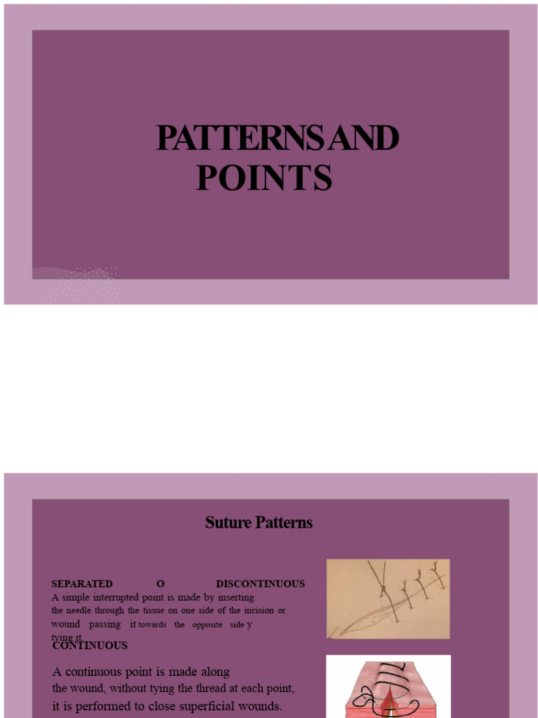 Surgical Suture Techniques Explained | PDF | Surgical Suture | Surgery