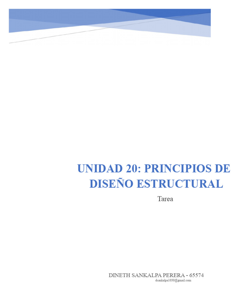 Principios del Diseño Estructural en HND | PDF | Hormigón | edificio